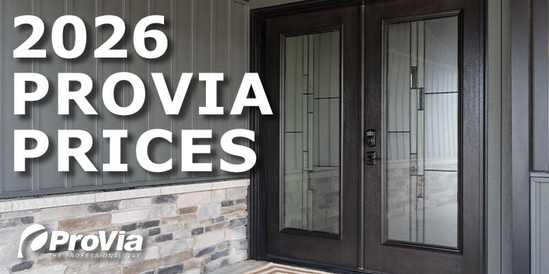How Much Are ProVia Doors in 2026? (Styles + Cost Guide)